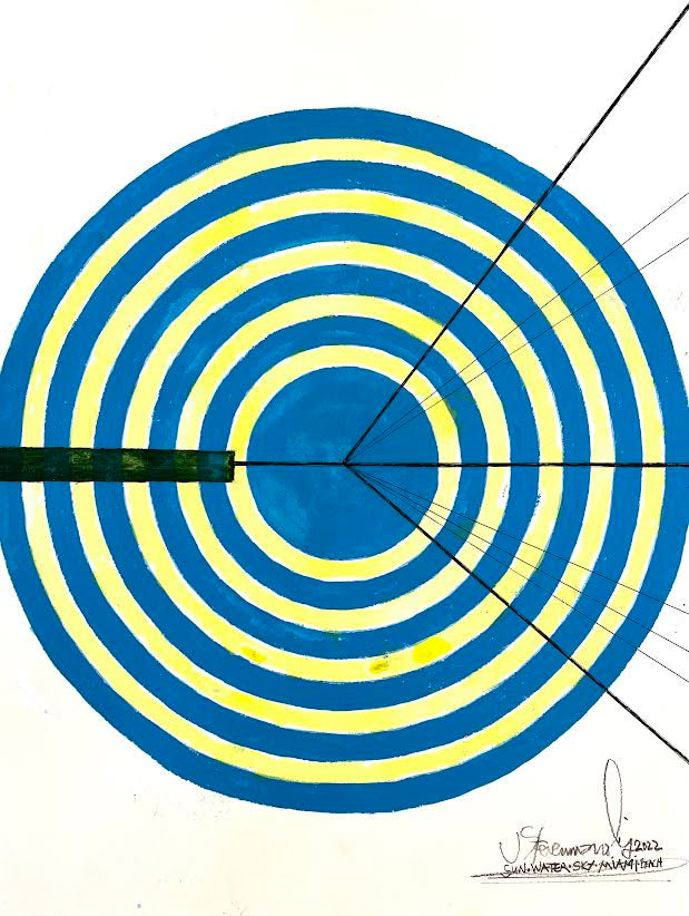 Sun, Water, Sky (Miami Beach Concentric), 2022 – Manolis Projects Shop